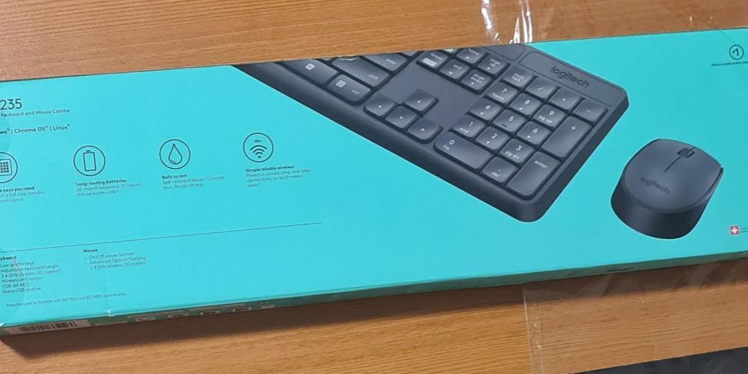Logitech Mk235 Keyboard With Mouse Computers And Tech Parts And Accessories Computer Keyboard On