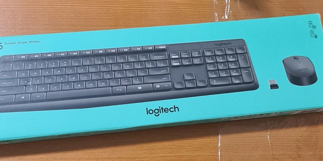 Logitech Mk235 Keyboard With Mouse Computers And Tech Parts And Accessories Computer Keyboard On