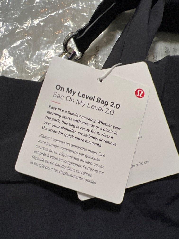 Lululemon On My Level Bag 2.0, Luxury, Bags & Wallets on Carousell
