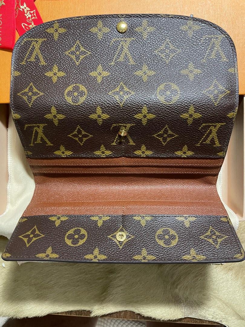 LV Monogram Long Wallet, Double Sided with Notes and Credit Card ...