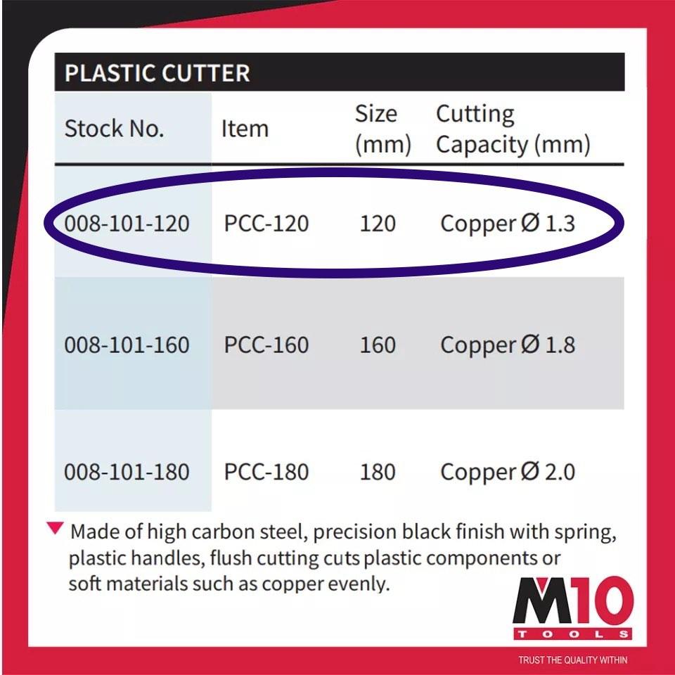 M10 Plastic Cutter PCC-120, Furniture & Home Living, Home Improvement ...