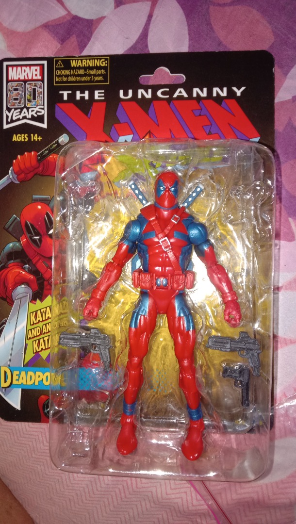 Marvel legends retro deadpool bootleg knock off BIB, Hobbies & Toys ...