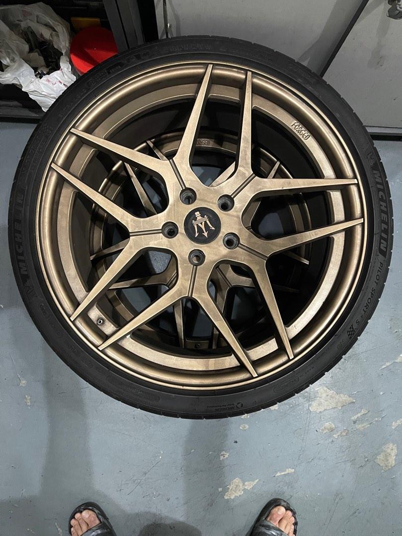 Maserati sport rim, Car Accessories, Tyres & Rims on Carousell
