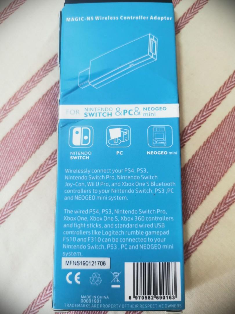 MayFlash Magic-NS wireless controller adapter, Video Gaming, Gaming ...