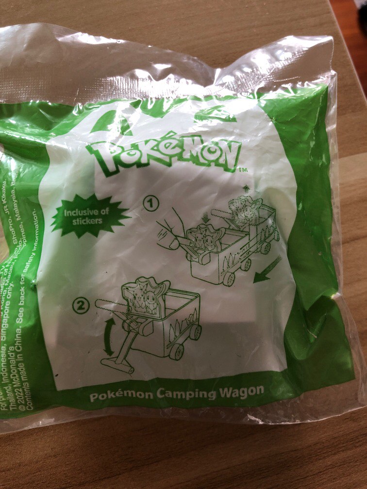 McDonalds Pokemon Camping Wagon, Hobbies & Toys, Toys & Games on Carousell