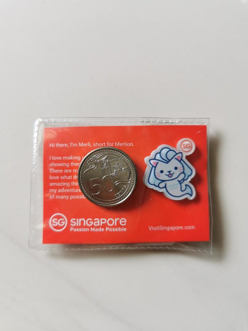 Merli Pin, SG Merlion, magnetic pin +FREE mailing , Everything Else on ...
