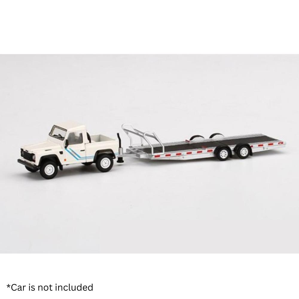 MINI GT 1/64 Scale Car Hauler Trailer Type A Silver (MGTAC15) Die-cast ...