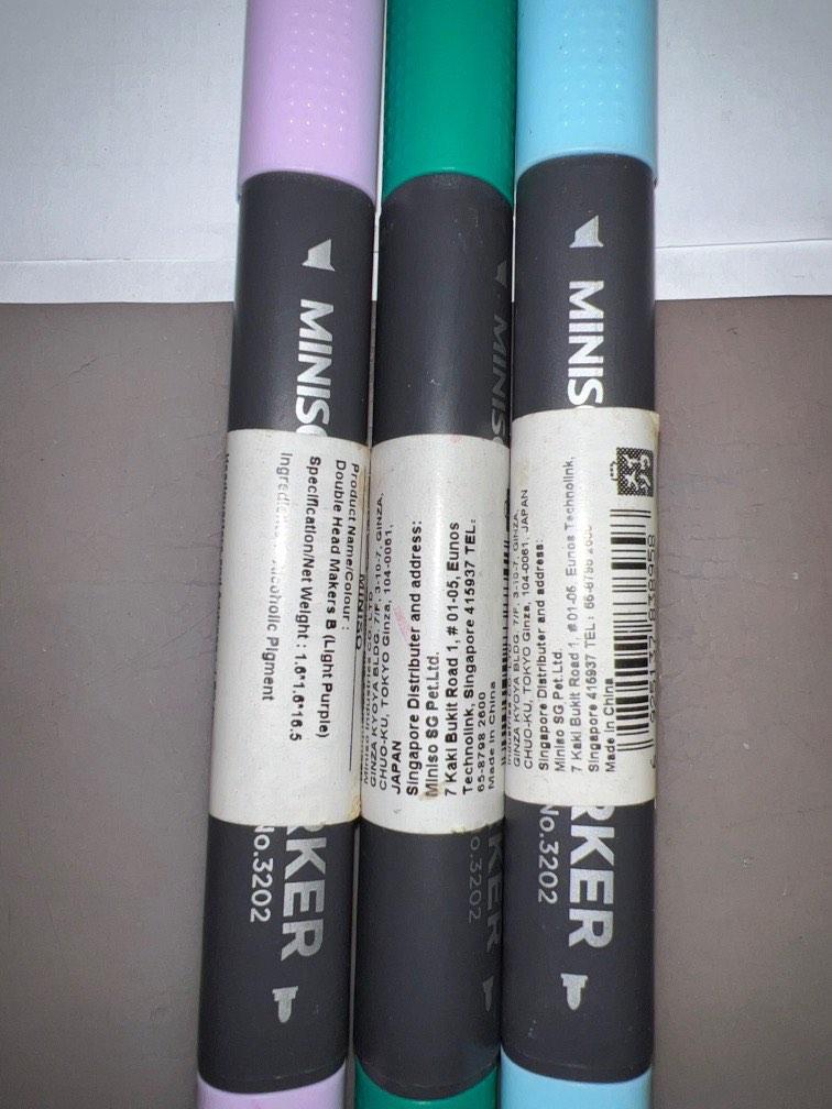 MINISO colour markers - alcoholic based ink, Hobbies & Toys, Stationery ...