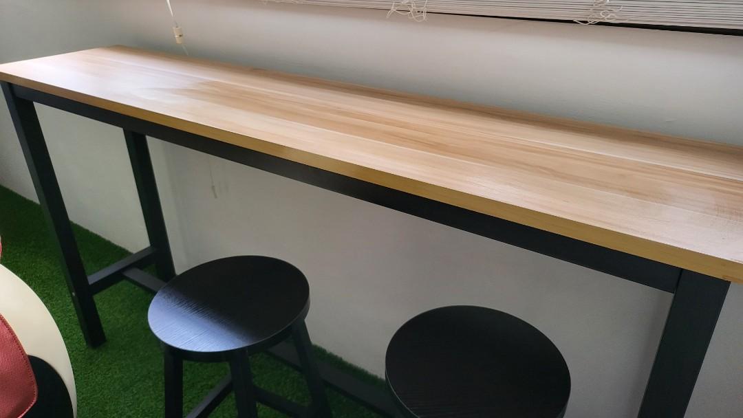 Modern Scandi Nordic bar table set, Furniture & Home Living, Furniture ...