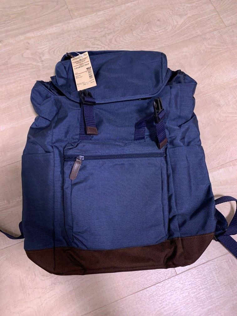 Muji Backpack (Navy), Men's Fashion, Bags, Backpacks on Carousell
