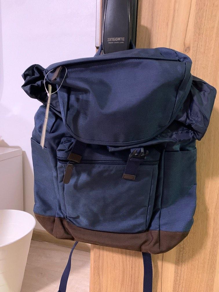 Muji Backpack (Navy), Men's Fashion, Bags, Backpacks on Carousell