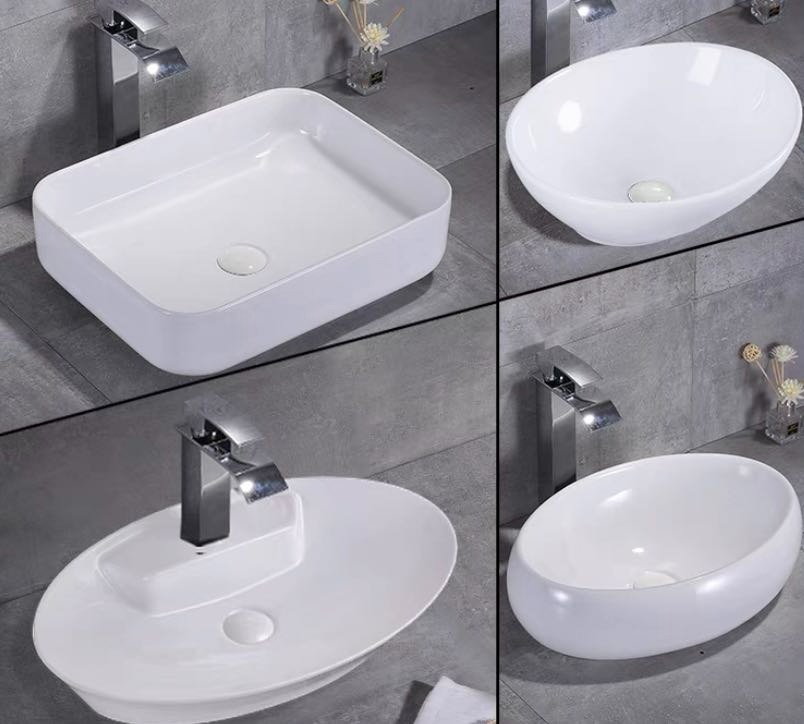 "MULTIPLE VARIATIONS Oval ceramic Washbasin table basin ", Furniture ...