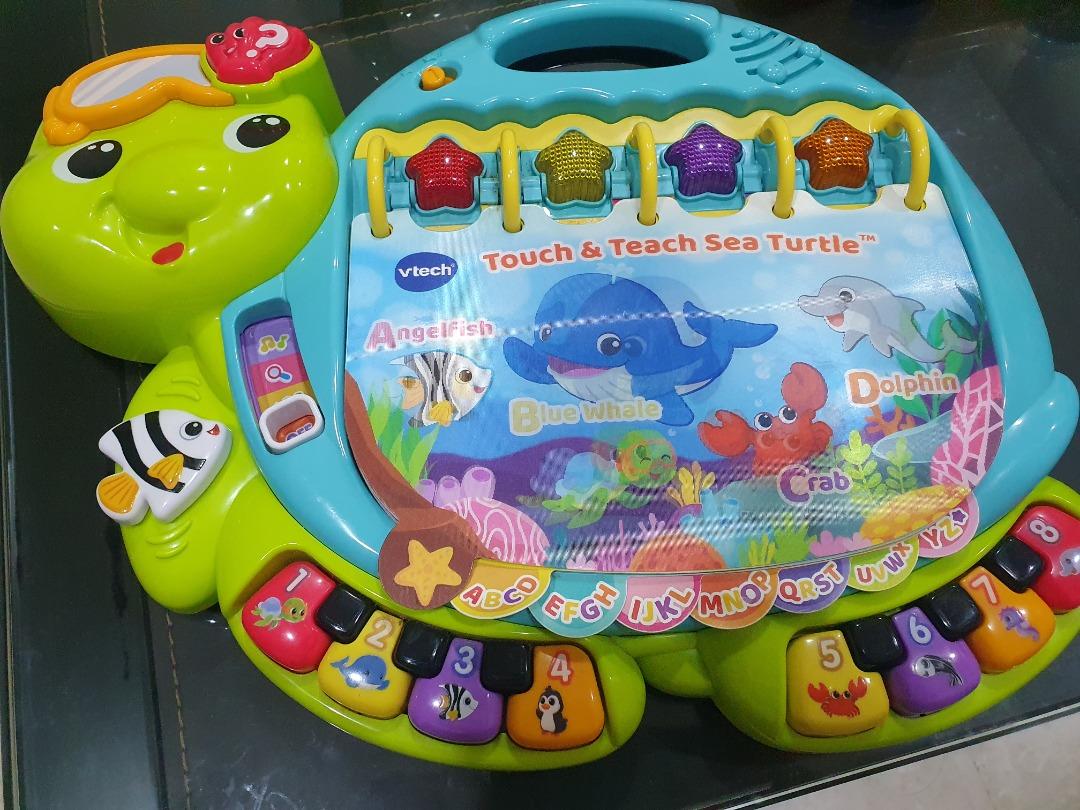 Musical sea turtle with alphabets and numbers, Babies & Kids, Infant ...
