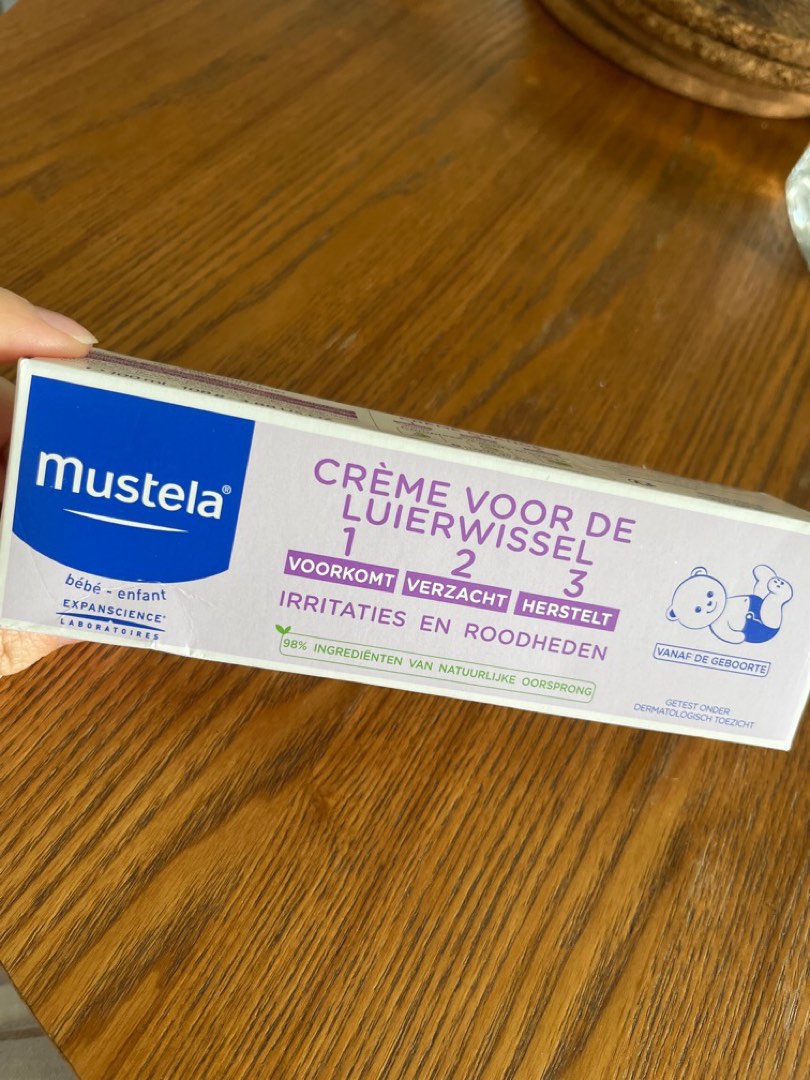 Mustela vitamin barrier diaper cream 100 ml, Babies & Kids, Bathing ...