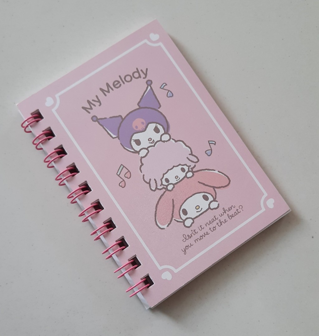 My melody "mini" notebook, Hobbies & Toys, Stationary & Craft ...