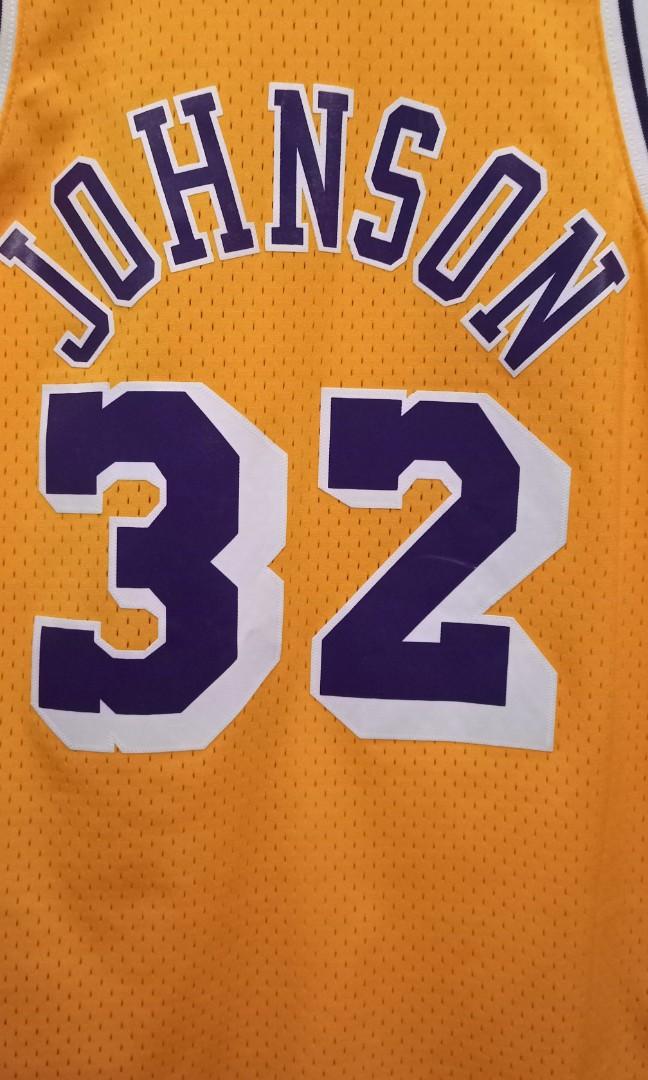 NBA Lakers Legacy Jersey #32 Magic Johnson, Men's Fashion, Activewear ...
