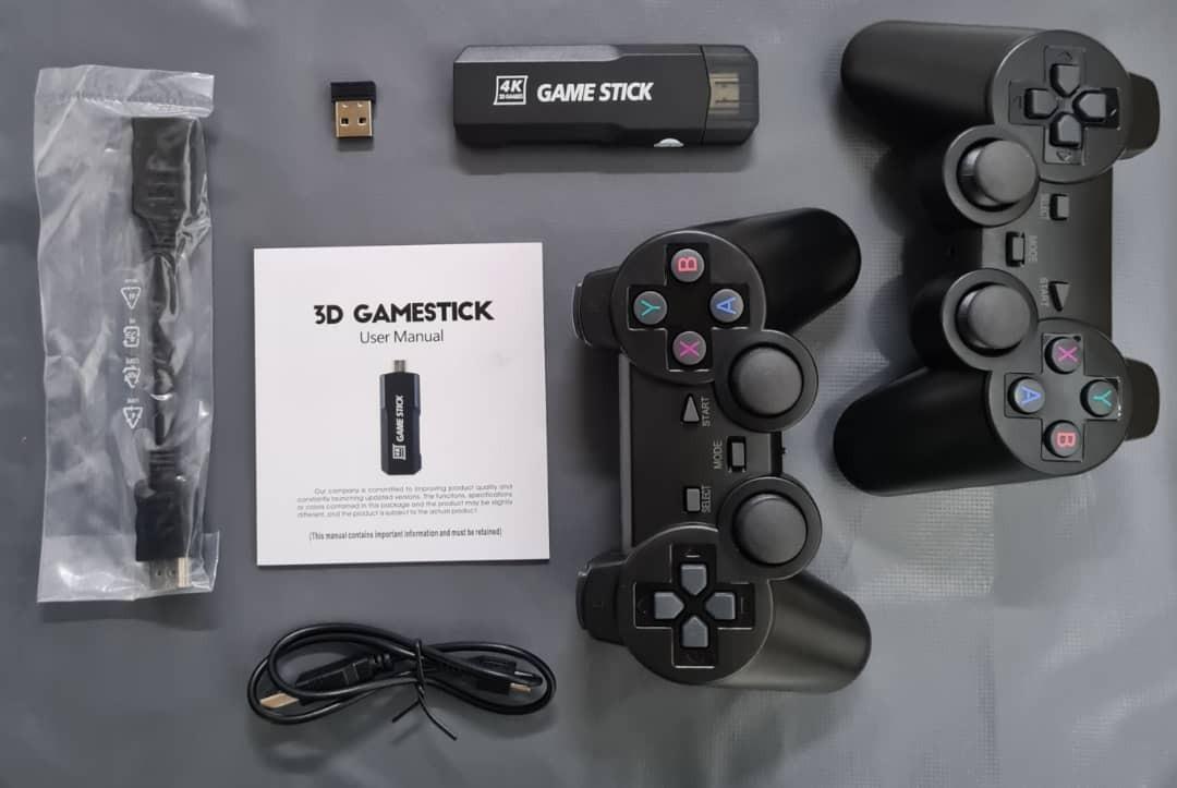 NEW 2022 Game Stick Pro TV Video Game Console 2.4G Wireless Controller Family Video Game PS1 PSP ...