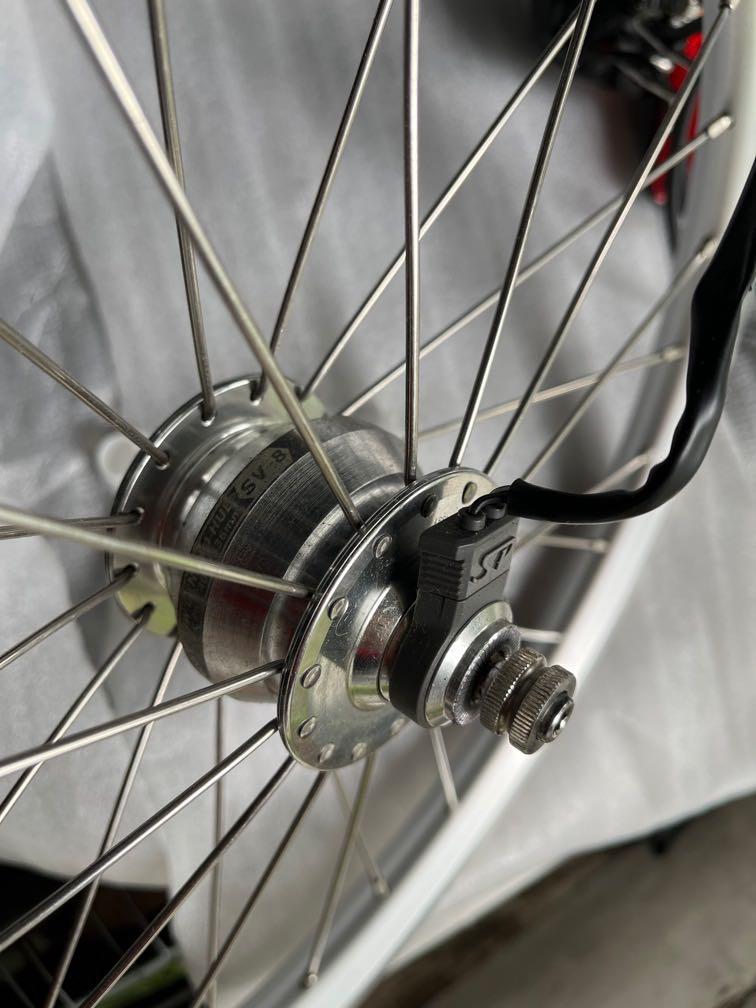 New Brompton dynamo SV-8 hub, Sports Equipment, Bicycles & Parts, Parts ...