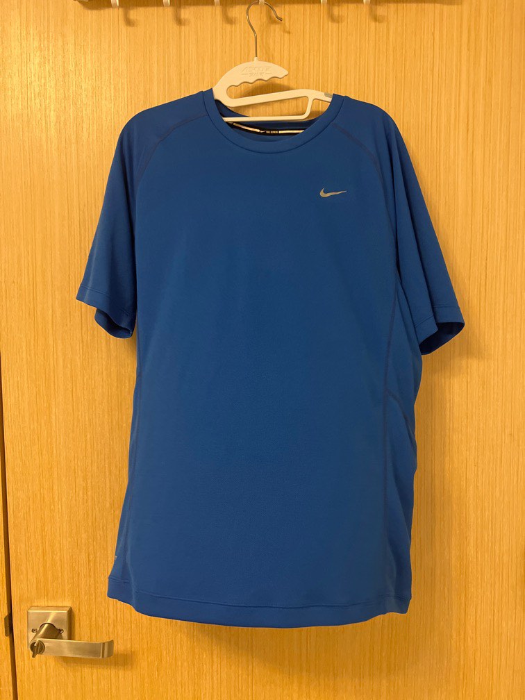 Nike Dri Fit Blue, Men's Fashion, Activewear on Carousell