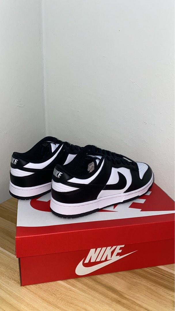 NIKE Dunk Low Panda Men, Men's Fashion, Footwear, Sneakers on Carousell