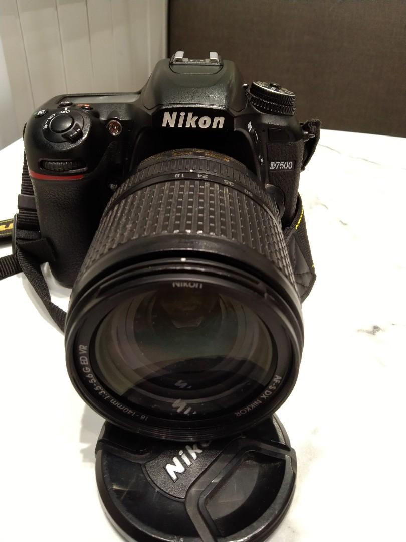 Nikon D7500 camera with Zoom, Photography, Cameras on Carousell