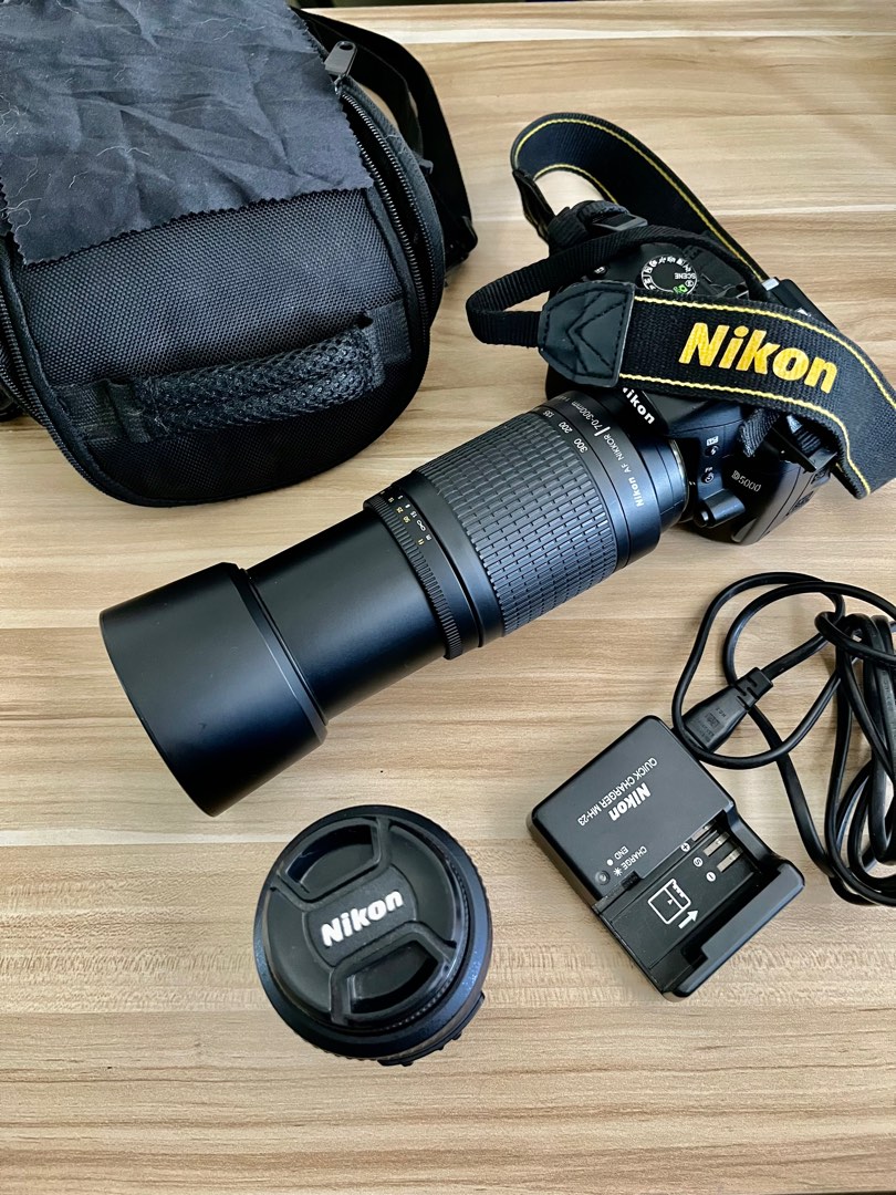 Nikon DSLR D5000 + 70-300mm lens + 18-55mm lens, Photography, Cameras ...