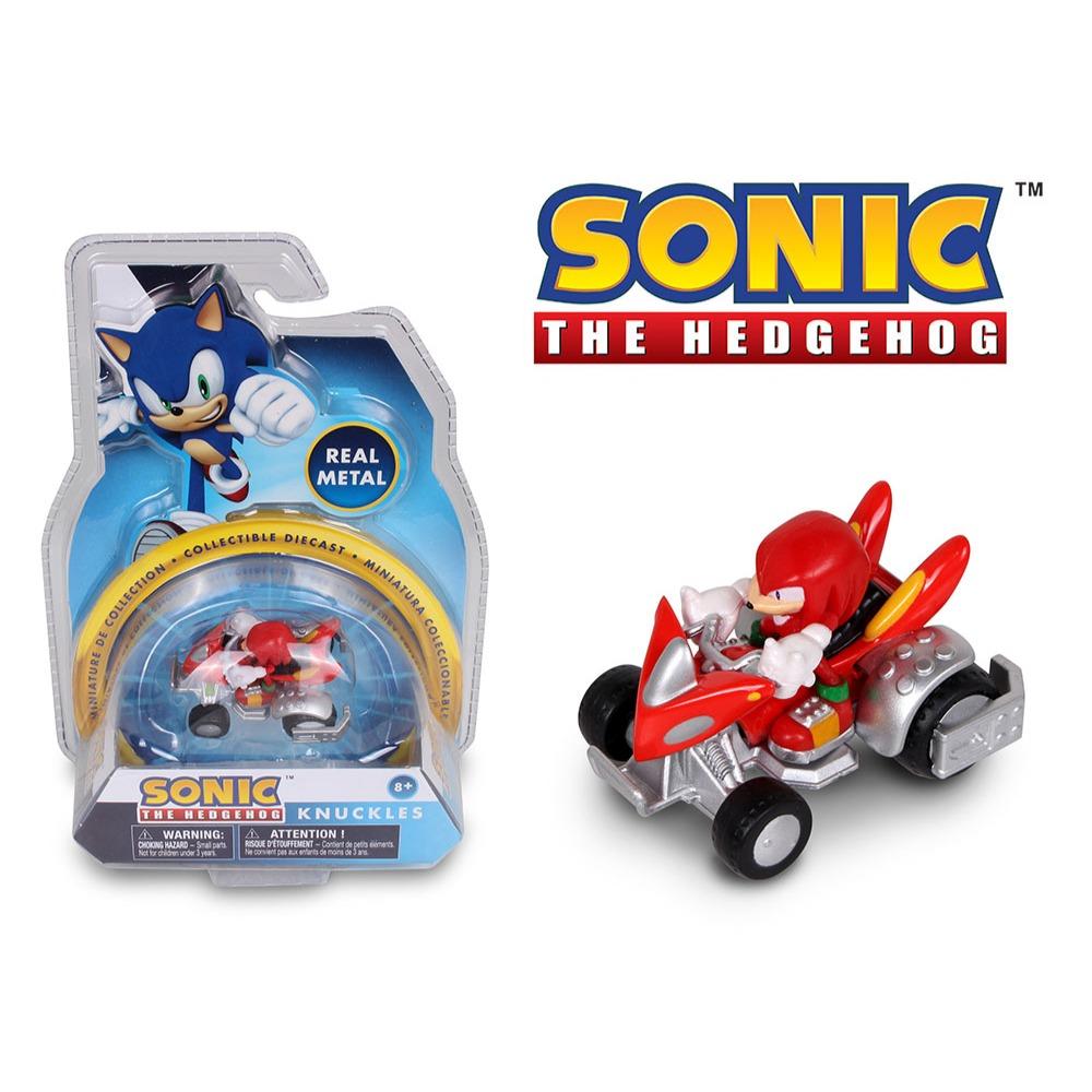 NKOK 1/64 Scale Sonic The Hedgehog Knuckles Red Die-cast Car, Hobbies ...