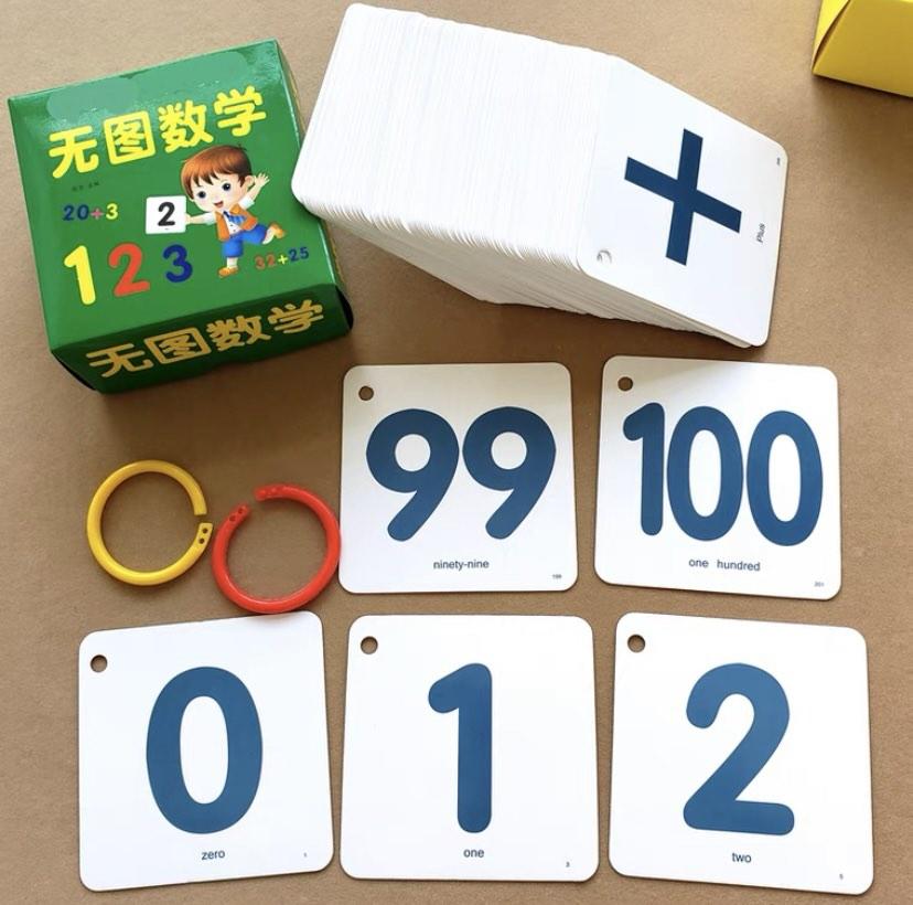 Numbers flash cards- 0-100, Hobbies & Toys, Toys & Games on Carousell