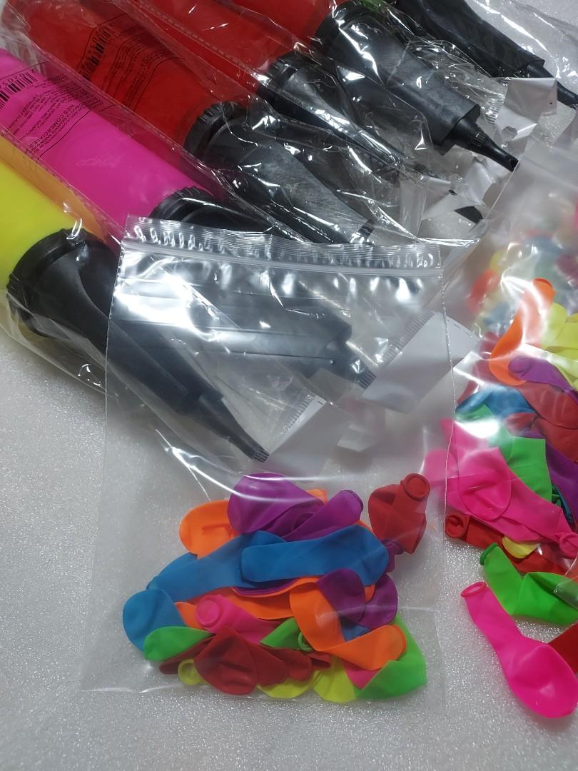 [Balloon and pump set] One set of balloon pump with one packet of >30 ...