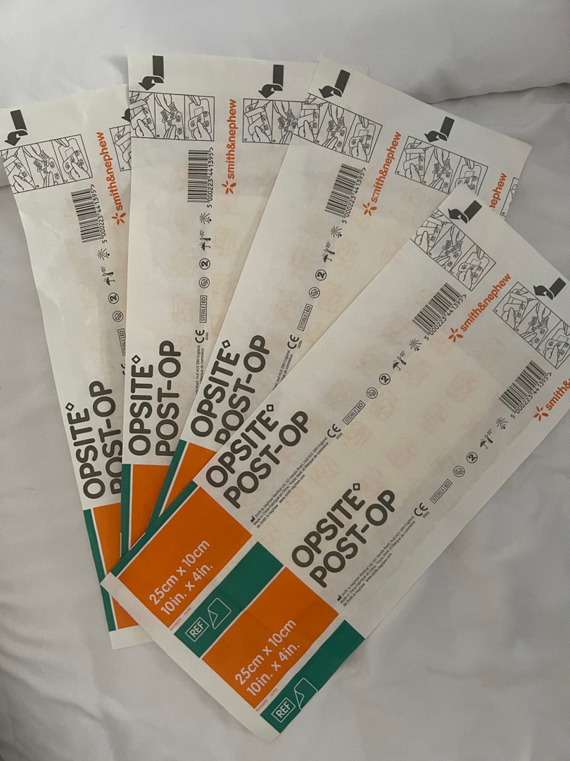 OPSITE POST OP 25cm x 10cm, Health & Nutrition, Medical Supplies ...