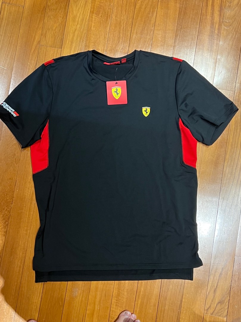 Original Ferrari T-shirt Scuderia Ferrari, Men's Fashion, Tops & Sets ...