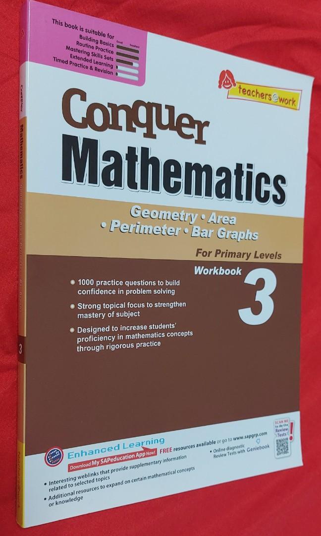 P3 Conquer math book, Hobbies & Toys, Books & Magazines, Assessment ...