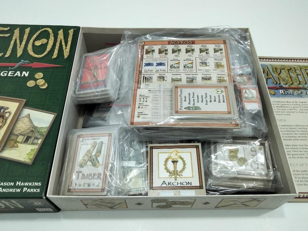 Parthenon: Rise of the Aegean Board Game, Hobbies & Toys, Toys & Games ...