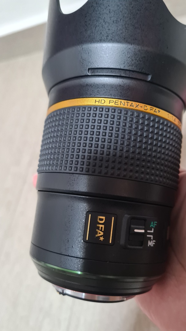 Pentax HD Dfa*50 f1.4 full box set, Photography, Lens & Kits on Carousell
