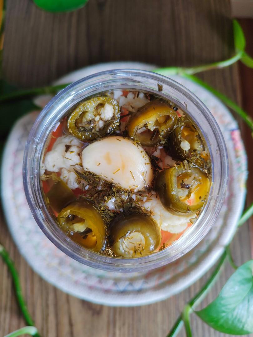 Persian Turkish Mixed vegetable salty pickle Cauliflower cucamver ...