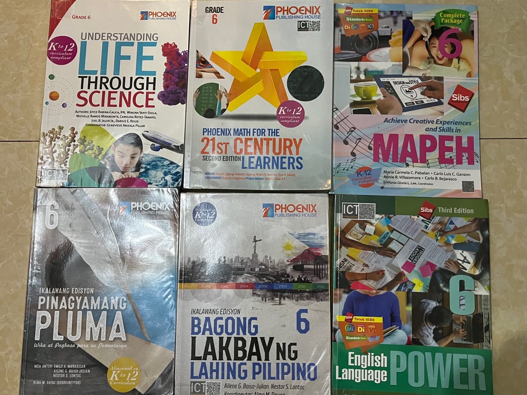 PHOENIX PUBLISHED BOOK (GRADE 6 BOOKS SET), Hobbies & Toys, Books ...