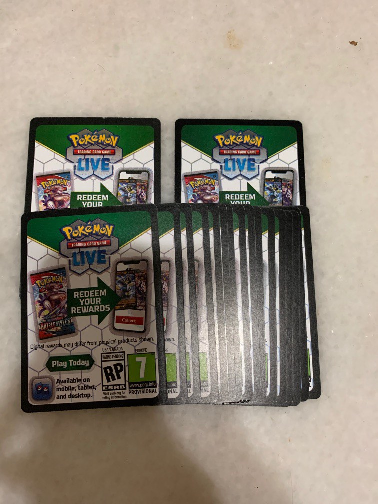 Pokemon Go Code Cards Bundle, Hobbies & Toys, Toys & Games on Carousell