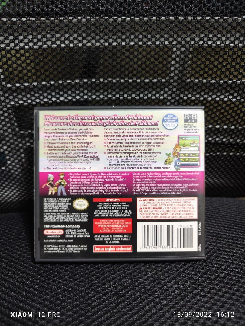 Pokemon Pearl ds authentic, Video Gaming, Video Games, Nintendo on ...