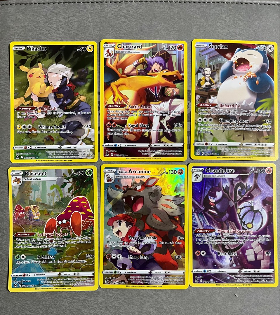 Pokemon TCG Lost Origin Trainer Gallery CHR CSR - Pikachu Charizard ...