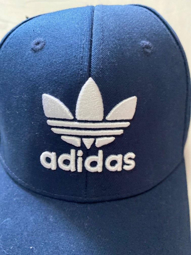 Pre-loved Navy Blue Adidas Cap, Men's Fashion, Watches & Accessories ...