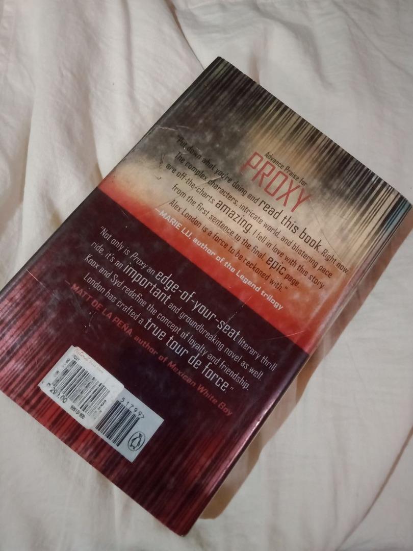 Proxy by Alex London | HB, Hobbies & Toys, Books & Magazines, Fiction ...