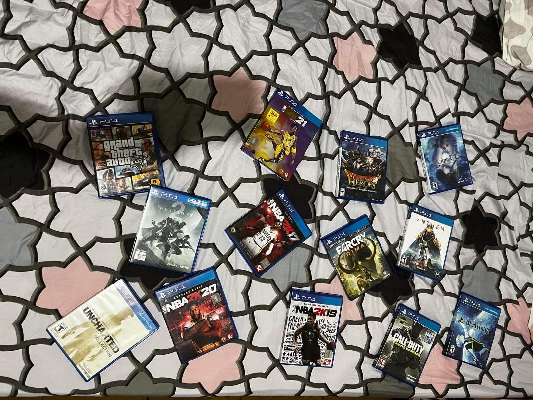 PS4 game disks, Video Gaming, Video Games, PlayStation on Carousell