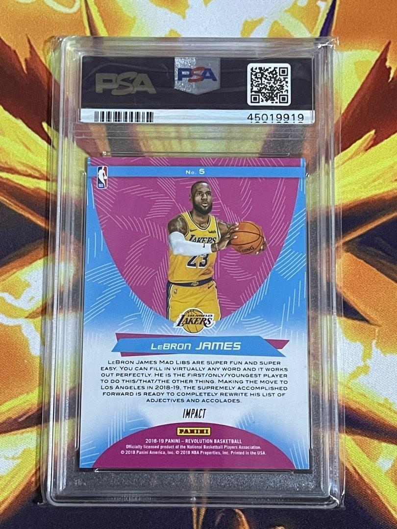 PSA 10 - LeBron James Supernova Impact 1st Year Lakers POP 34 (2018 NBA ...