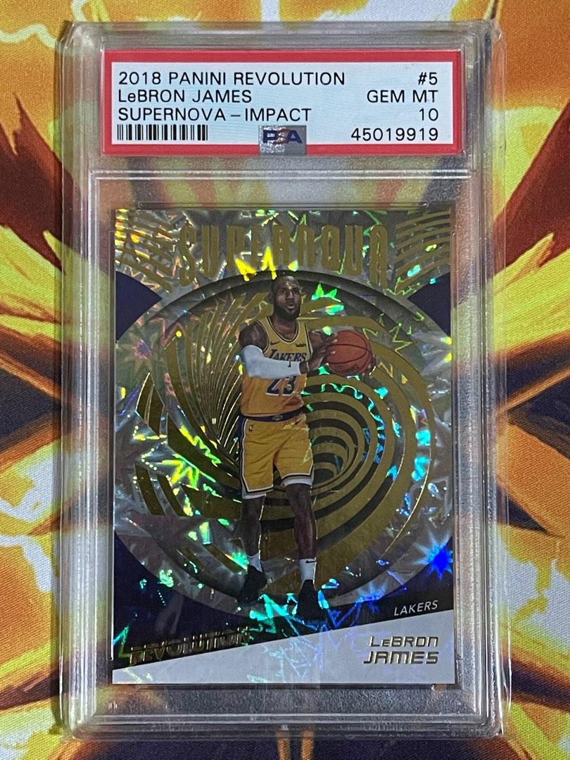 PSA 10 - LeBron James Supernova Impact 1st Year Lakers POP 34 (2018 NBA ...