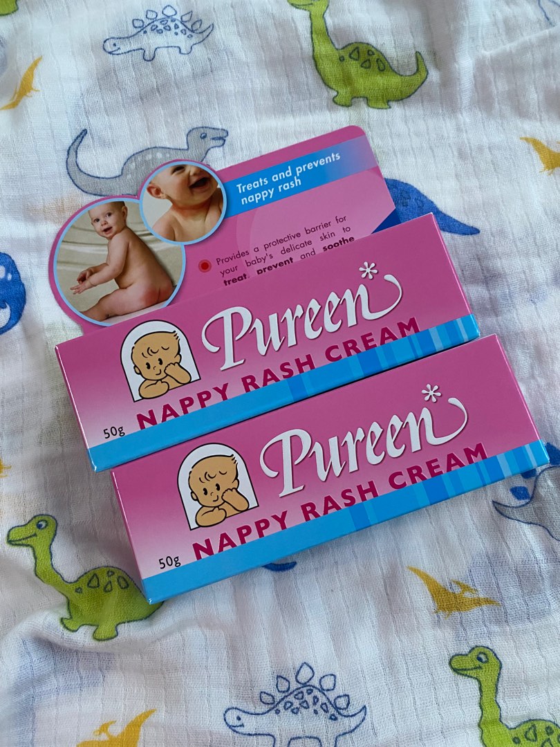 Pureen Nappy Rash Cream 50gram, Babies & Kids, Bathing & Changing, Baby ...