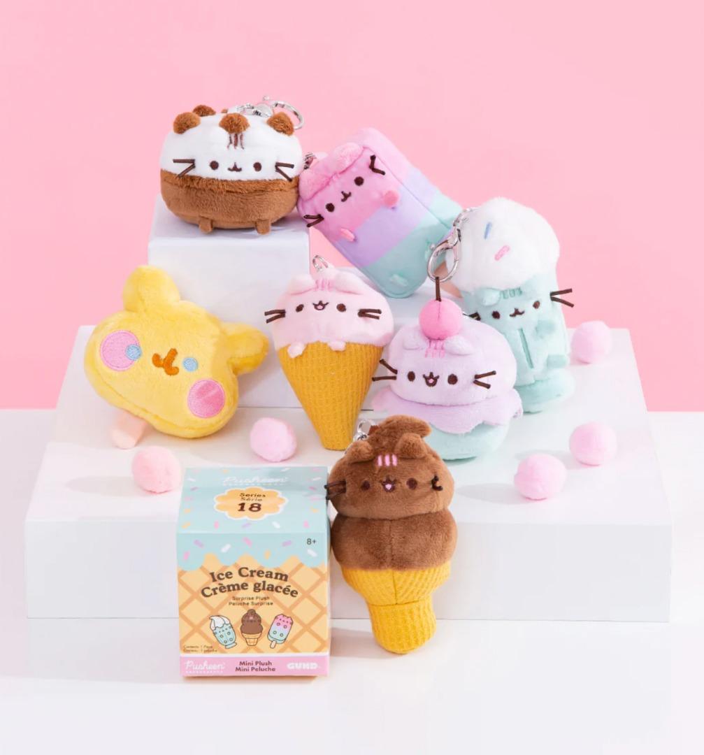 Pusheen Ice Cream Surprise Plush (Assorted designs), Hobbies & Toys ...