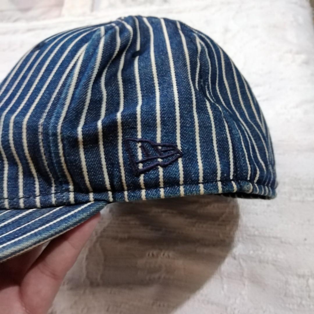 Rare New Era 59Fifty Denim Engineered Stripe New York Yankees Fitted (7 ...