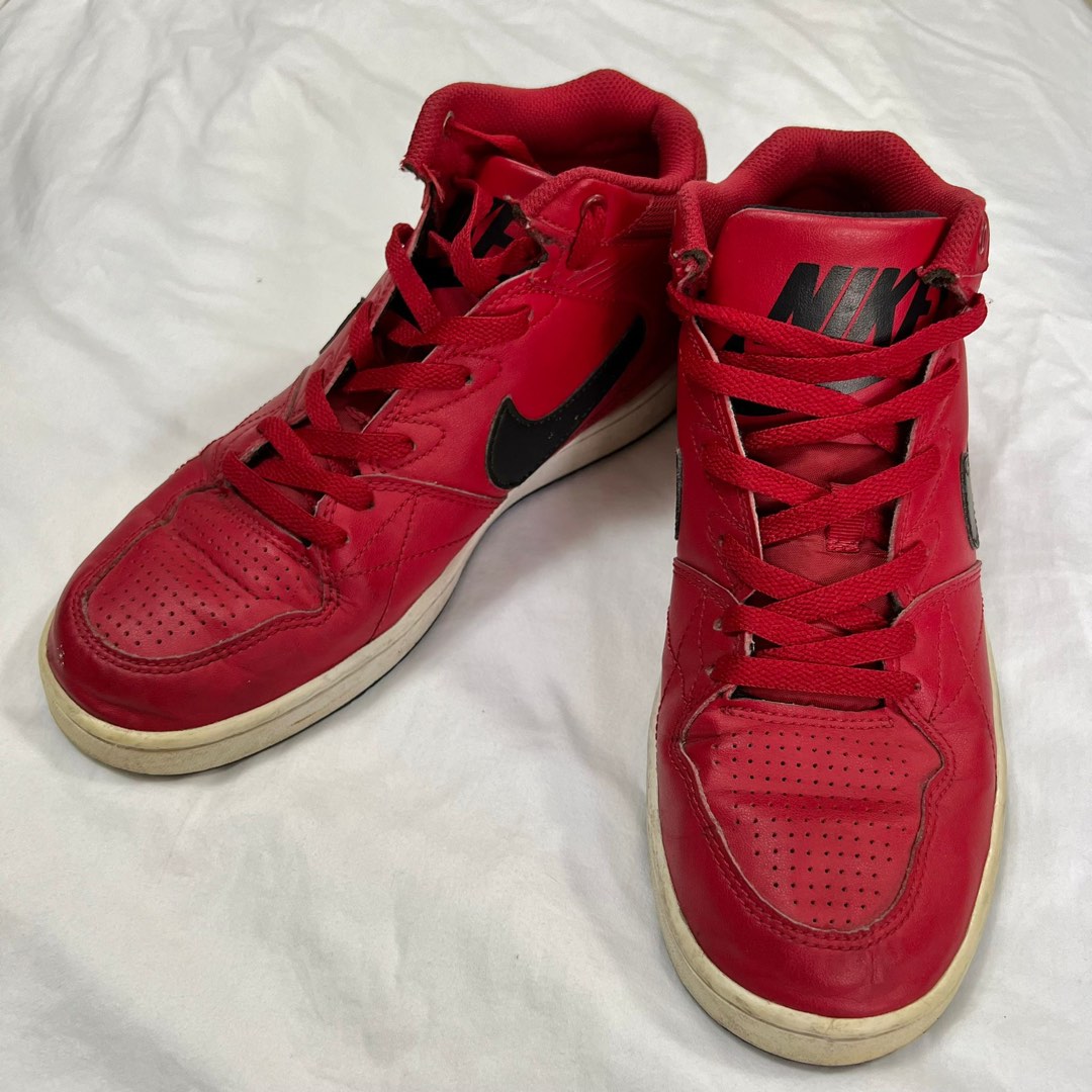 Red Nike Airforce 1 Mids, Luxury, Sneakers & Footwear on Carousell