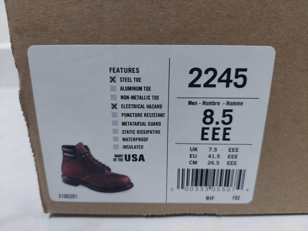 Red Wing Safety Boot 2245, Men's Fashion, Footwear, Boots on Carousell