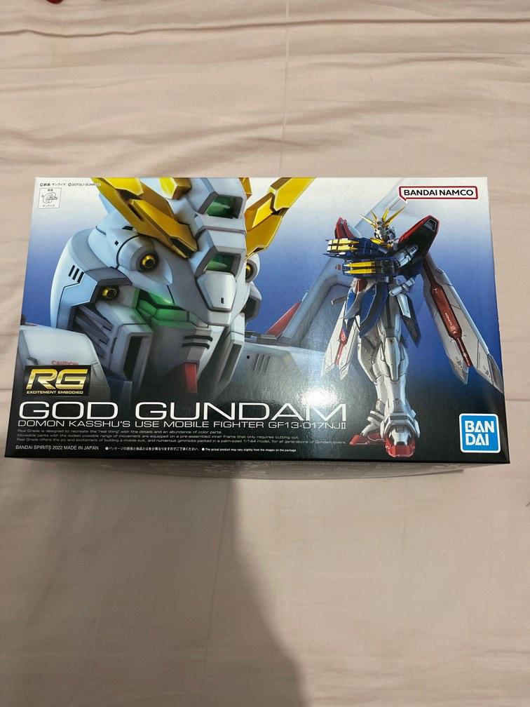 RG God Gundam Bandai Model Kit, Hobbies & Toys, Toys & Games on Carousell